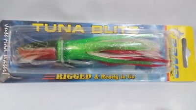 BRAID TUNA BLITZ PRE RIGGED SALTWATER GRADE TROLLING LURE 1.5 OZ (Lot ...