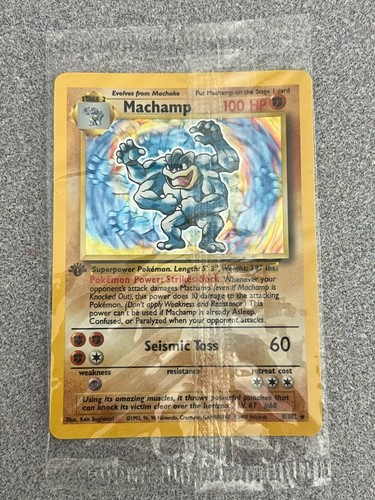 Pokémon TCG Machamp Base Set 8/102 Holo Unlimited Holo Rare | eBay