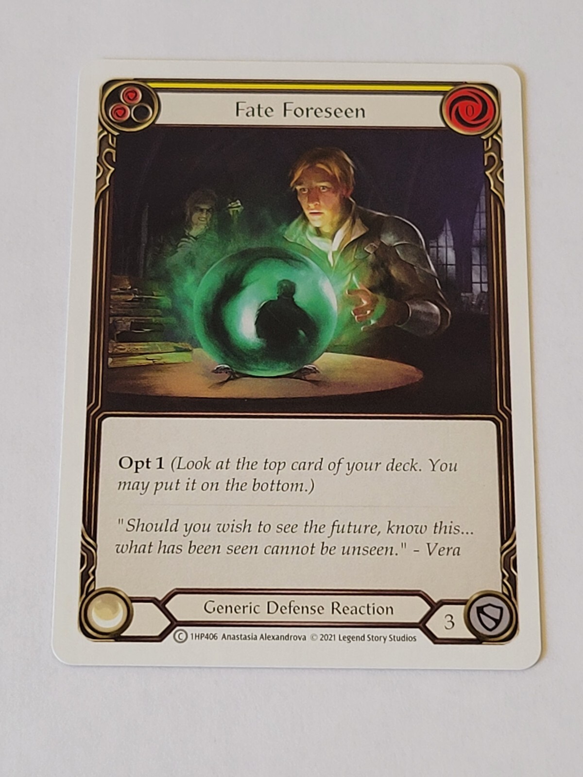 Fate Foreseen (Yellow) history pack 1 NM Flesh And Blood | eBay