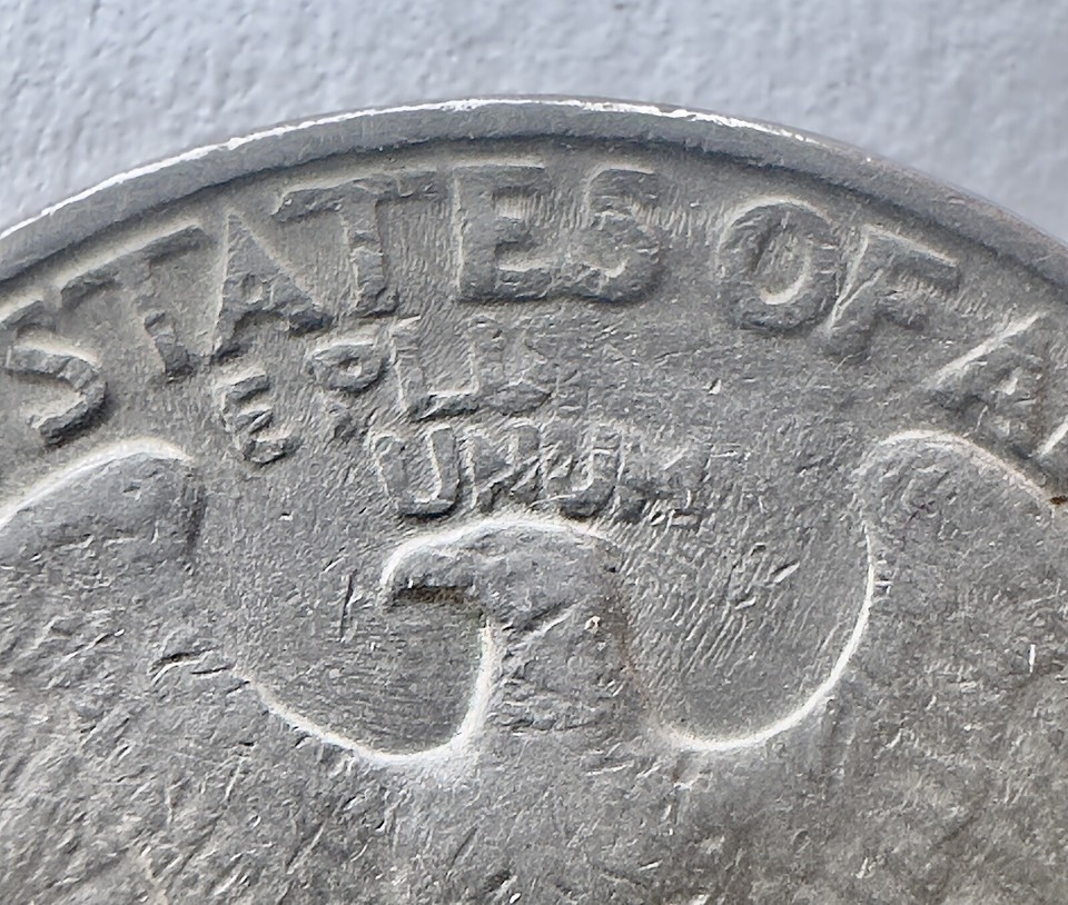 Error 1982 Washington Quarter Prominent Missing Letters “Pluribus” | eBay