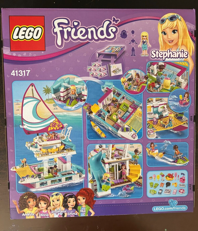 Lego 41317 - Friends - Sunshine Catamaran - Retired - New In Sealed Box ...