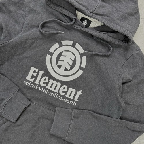Vintage Y2K Element Skate Center Logo Gray Hoodie Men’s Medium | eBay