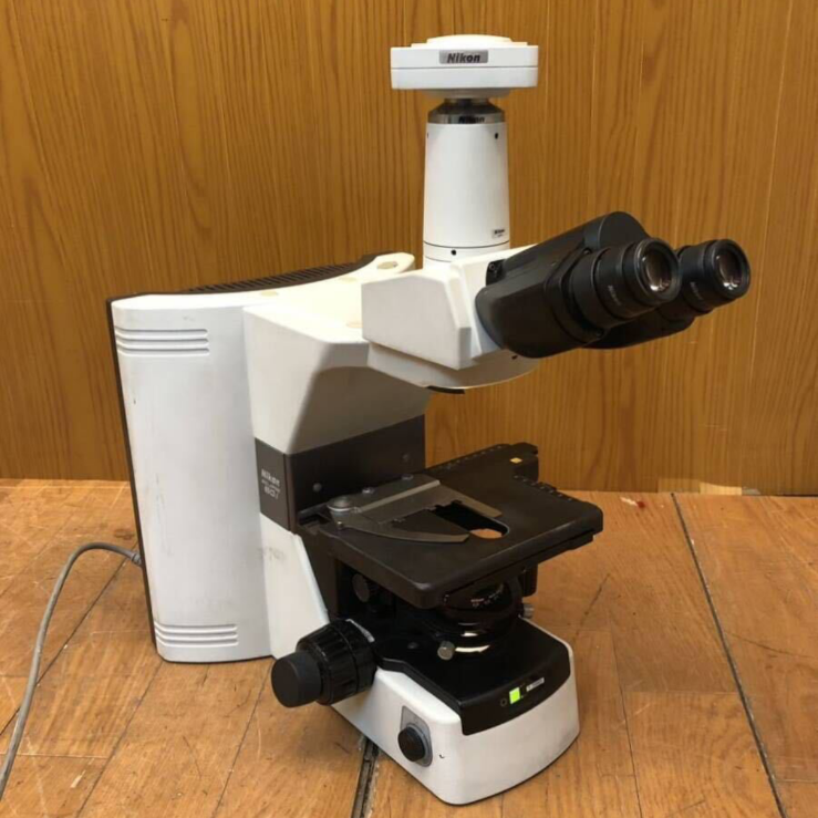 Nikon Microscope ECLIPSE 80i CFIUW 10X/25 power ON JUNK | eBay