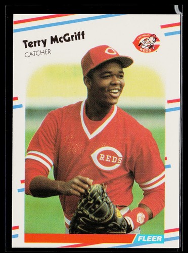 Terry McGriff 1988 Fleer #240 Glossy Cincinnati Reds | eBay