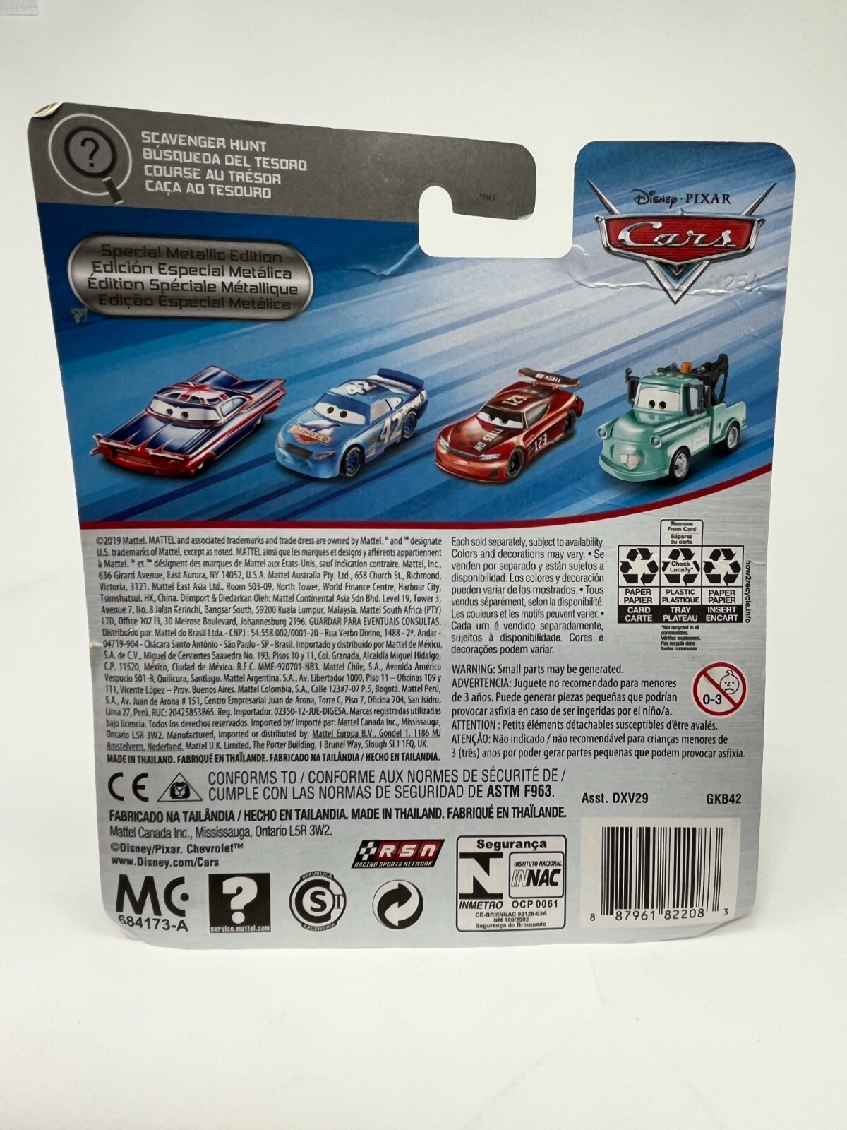 Disney Pixar Cars Scavenger Hunt Chase Metallic Paint HAUL INNGAS 79 | eBay