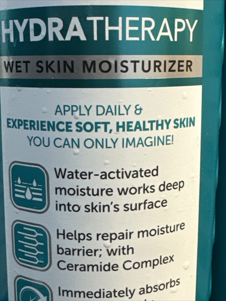3 curel hydratherapy wet skin moisturizer 12oz ea scuffed bottle | eBay