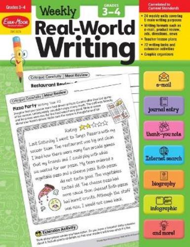 Weekly Real-World Writing, Grade 3 - 4 Teacher Resource (Poche) | eBay