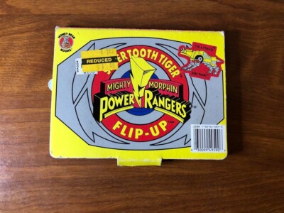 Mighty Morphin' Power Rangers Sabertooth Tiger Flip-Up Book 1994 Saban ...