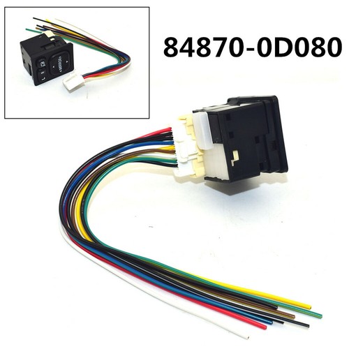 NEW 84870-06110 Car Folding Rear View Outer Mirror Switch For Toyota ...