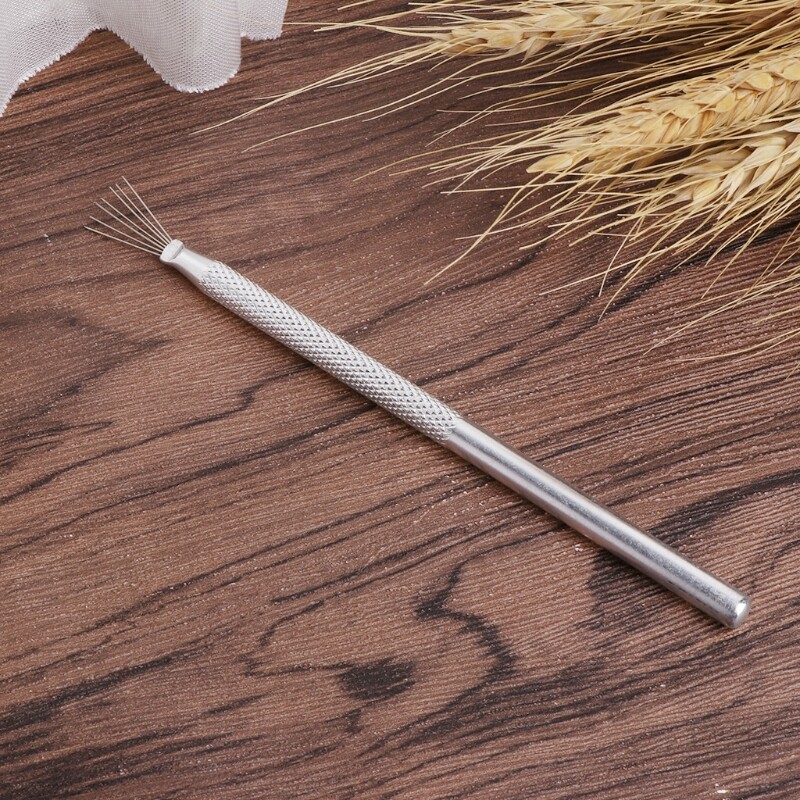 7 pin Clay Sculpture Poke Needle Steel Wire Brush Metal Modelling DIY ...