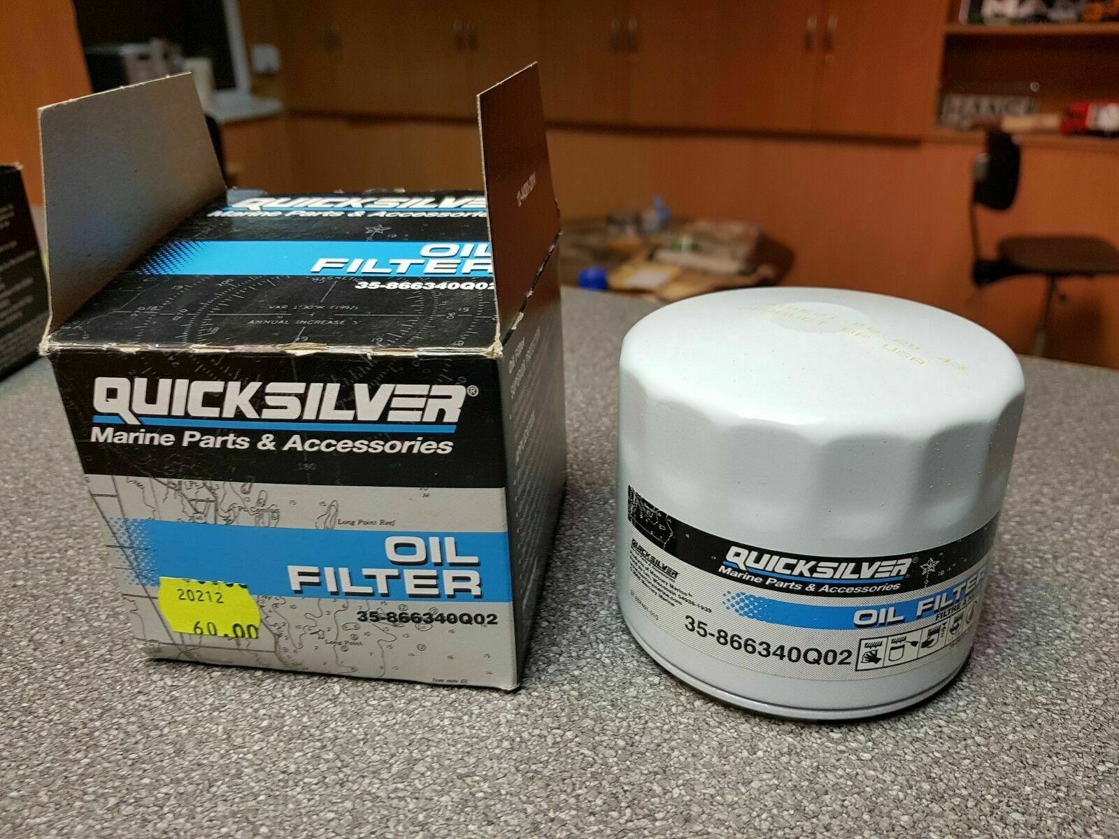 QUICKSILVER OIL FILTER V8 V6 35-866340q02 ÖLFILTER | eBay