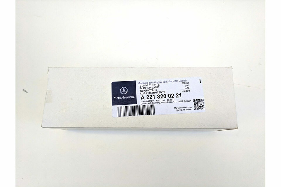 Front Passenger Side Marker Turn Signal Light For Mercedes S550 S600 ...