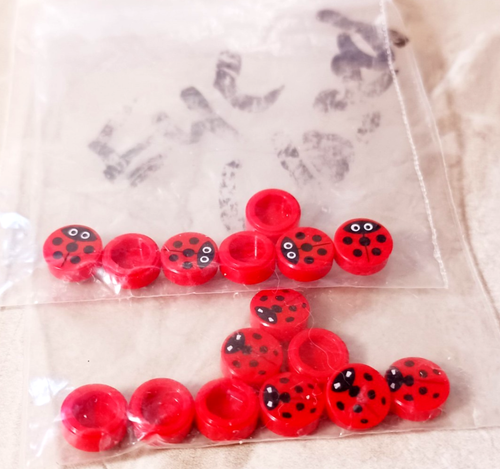 New LEGO Bugs Ladybugs Both Kinds Eyes Open Eyes Close Lot of 17 Insect ...