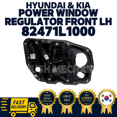 GENUINE OEM Hyundai Kia Power Window Regulator Front LH 82471L1000 ...