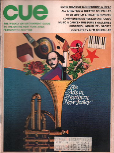 New York Cue Magazine February 17 1973 NYC Ballet Vivian Beaumont ...