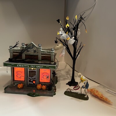 Department 56 Creepy’s Pet Shop 20.88569 Set of 4 Time To Celebrate | eBay