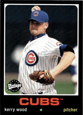 2002 Upper Deck Vintage Baseball Card Kerry Wood Chicago Cubs #166 | eBay