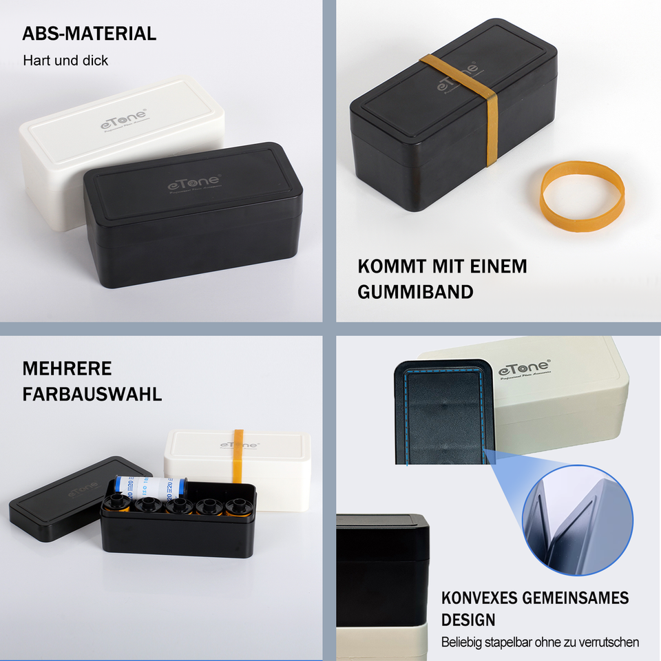 Universal Hard Plastic Film Storage Box Case Container | For 120 135 ...