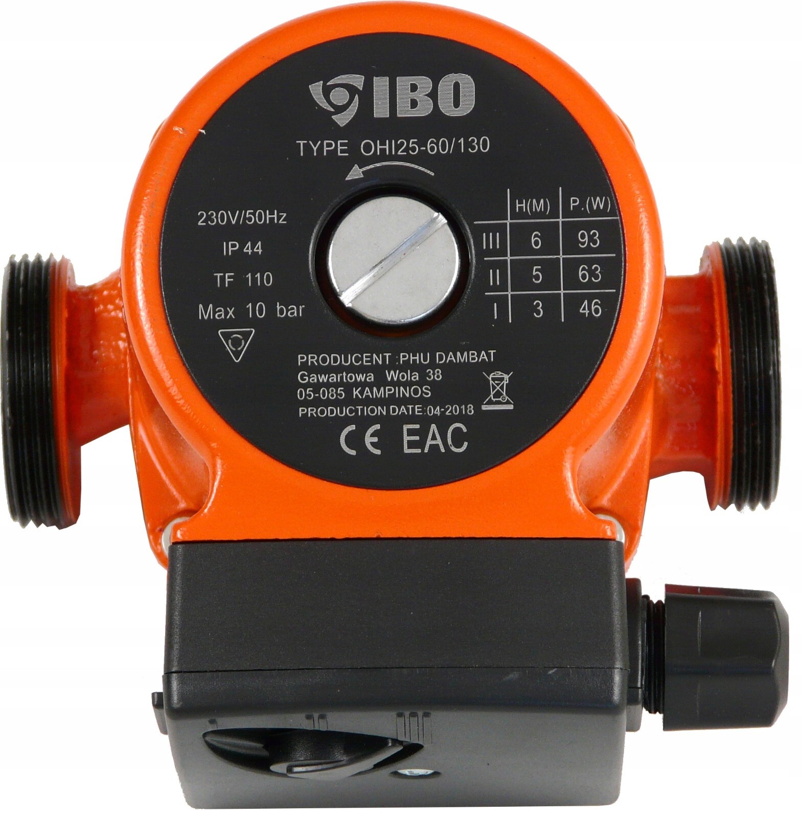 Central Heating Hot Water Circulating Pump 25 / 60- 130 Boiler ...