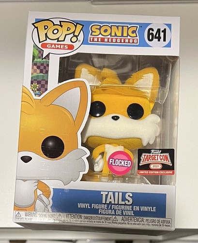 Funko Pop! Games Sonic The Hedgehog - FLOCKED Tails Target Con ...