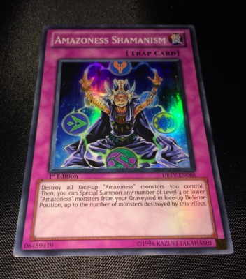 Amazoness Shamanism - DREV-EN088 - 1st Edition - Super - Yugioh | eBay
