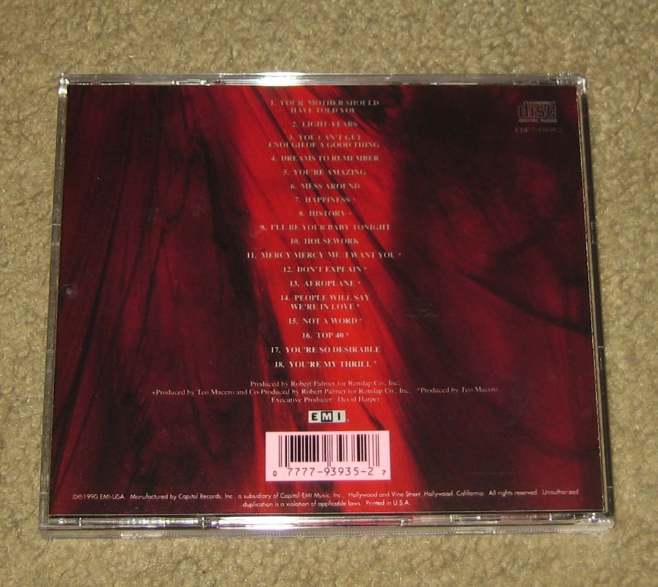 Robert Palmer - Don't Explain (CD, 1990 EMI USA0 | eBay