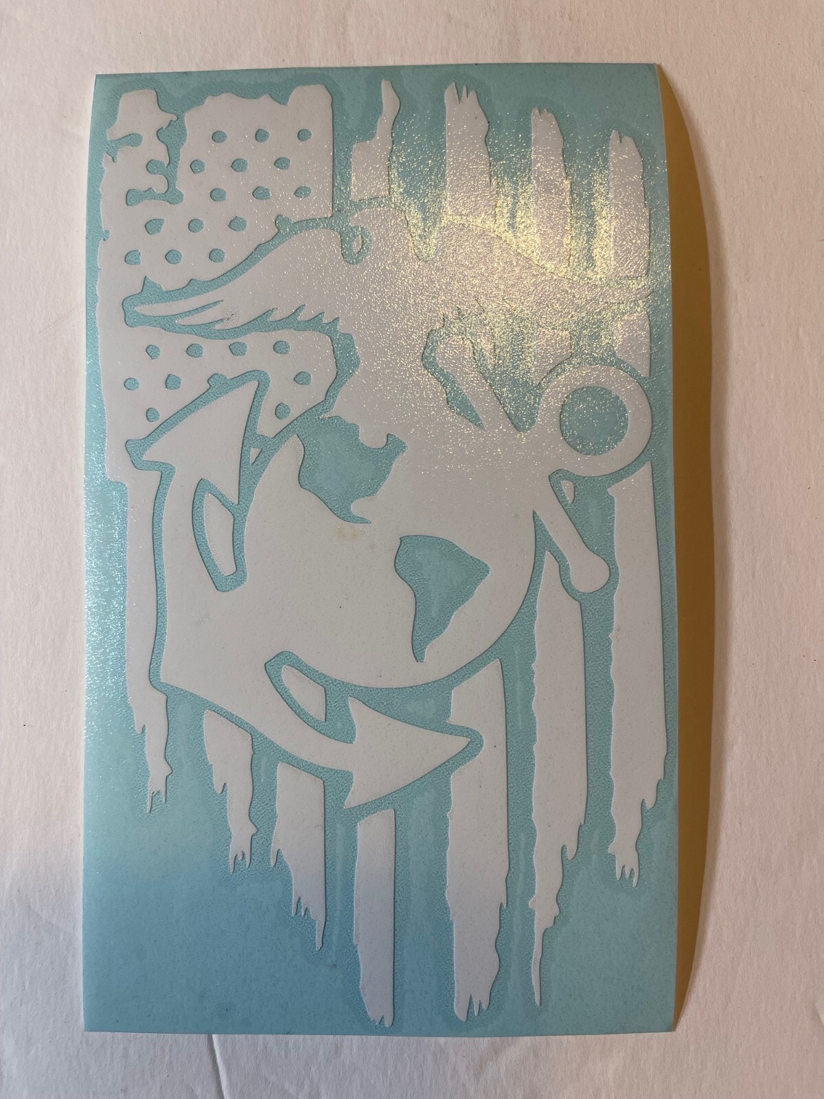 Marine Corps USMC EGA FLAG Type 1 Eagle Globe & Anchor USA Flag Decal ...