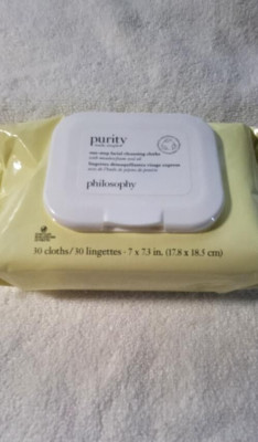 Philosophy Purity Made Simple One Step Facial Cleansing Cloths - 30 ...