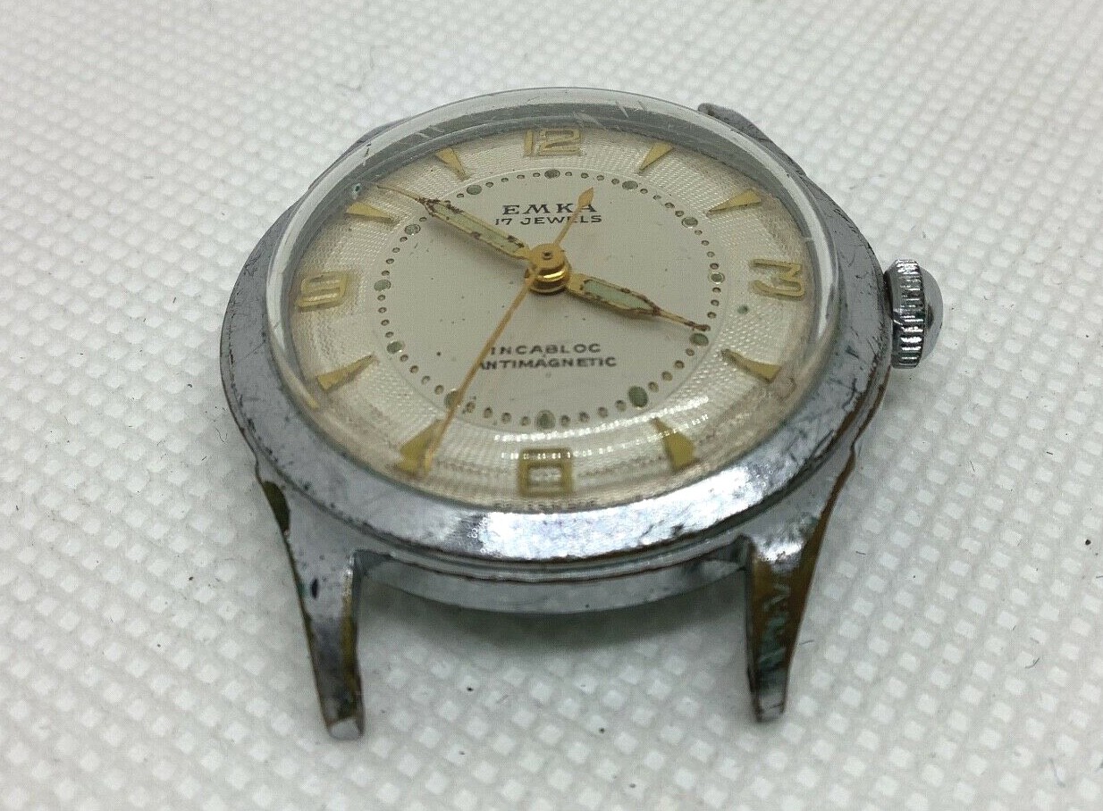Vintage EMKA 17J Swiss Men's WATCH | eBay