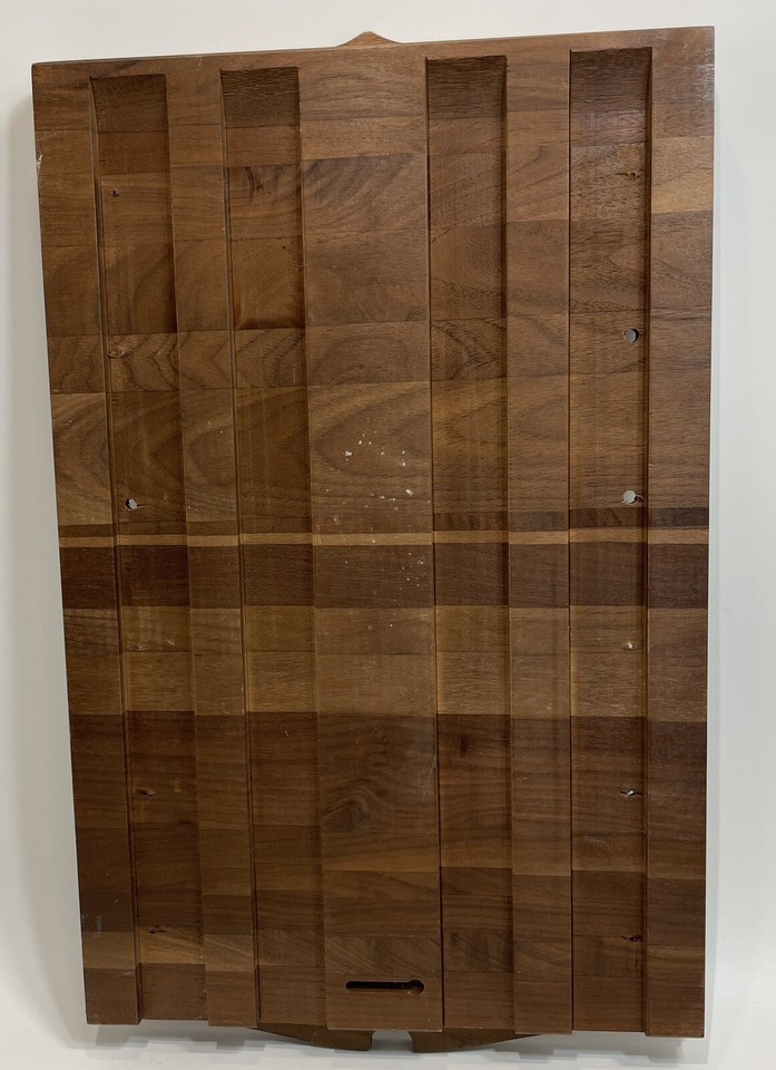 Coin Button Pin Back Display Case Wall Hanging Dark Brown Solid Wood ...