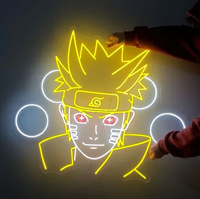 NARUTO LED LIGHT NEON SIGN GAME ROOM JAPANESE ANIME DECOR WALL ART GIFT ...