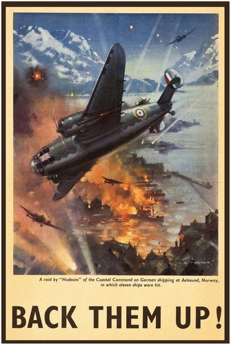 Back Them Up - RAF Hudsons- World War 2 Poster - WW2 Vintage Poster | eBay