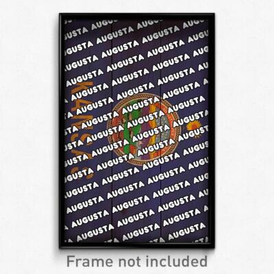 Augusta Kansas Poster (KS City Souvenir 11x17 Town Print) | eBay