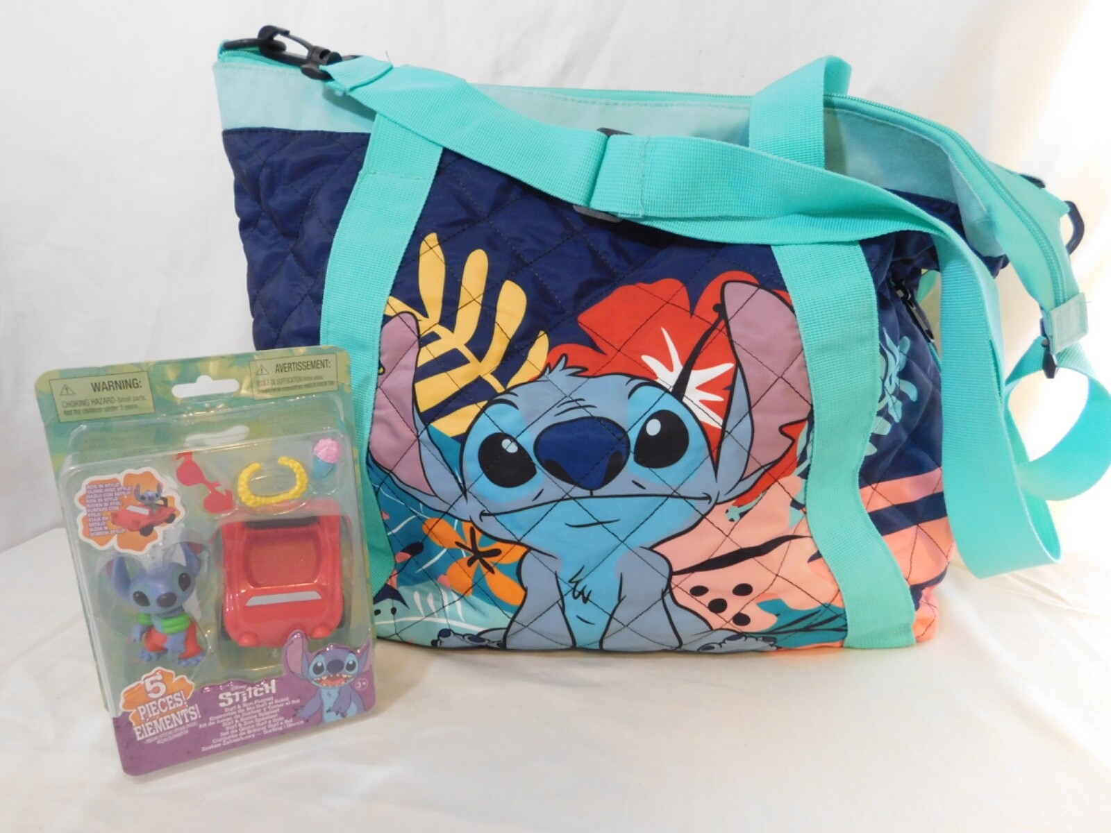 Bioworld Disney Lilo STITCH Tropical Tote Bag 19x15x5… - Gem