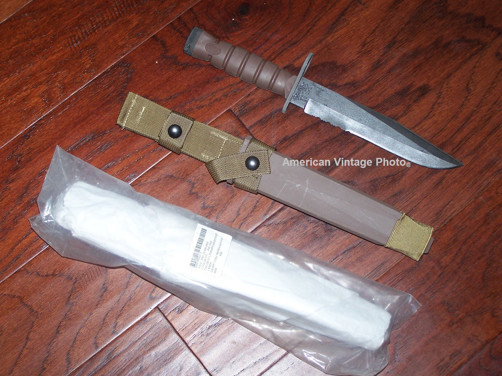 OKC-3S Knife Bayonet & Scabbard USMC Ontario Knife Company Genuine ...
