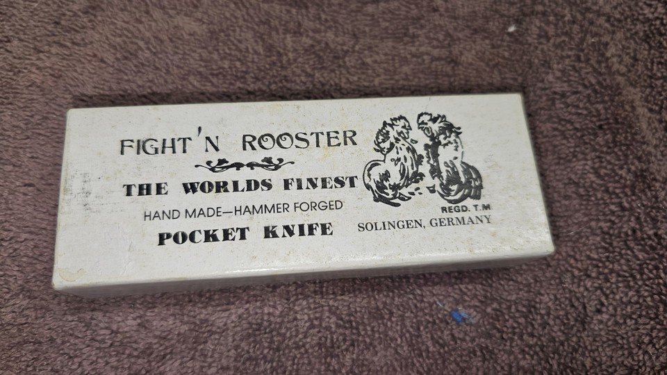 FIGHT`N ROOSTER 3 BLADE STOCKMAN RED Handles | eBay