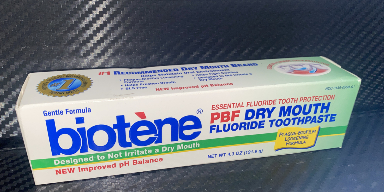 COLLECTIBLE! ONE Biotene PBF Dry Mouth Flouride Toothpaste. Exp 2015 ...
