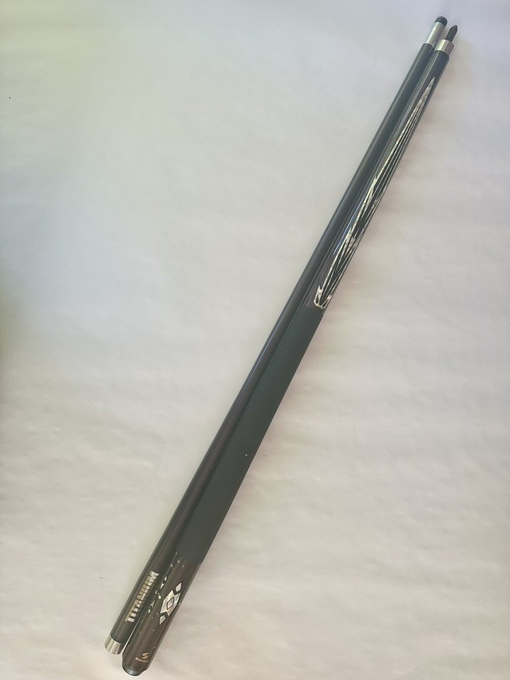 Sportcraft 58" Titanium Pool Stick with Beautiful Holographic Inlay ...