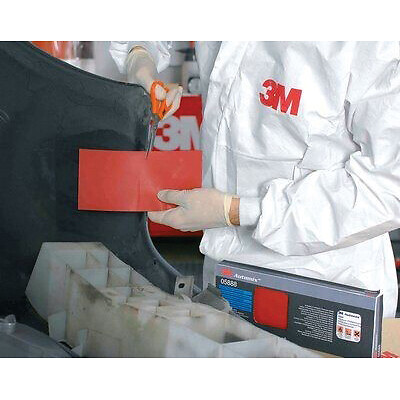 3M 05888 Automix Flexible 8 in. x 4 in. Black Plastic Bumper Repair ...