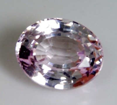 9 Ct+ Certified Natural Light Pink Morganite Oval Shape Loose Gemstones ...
