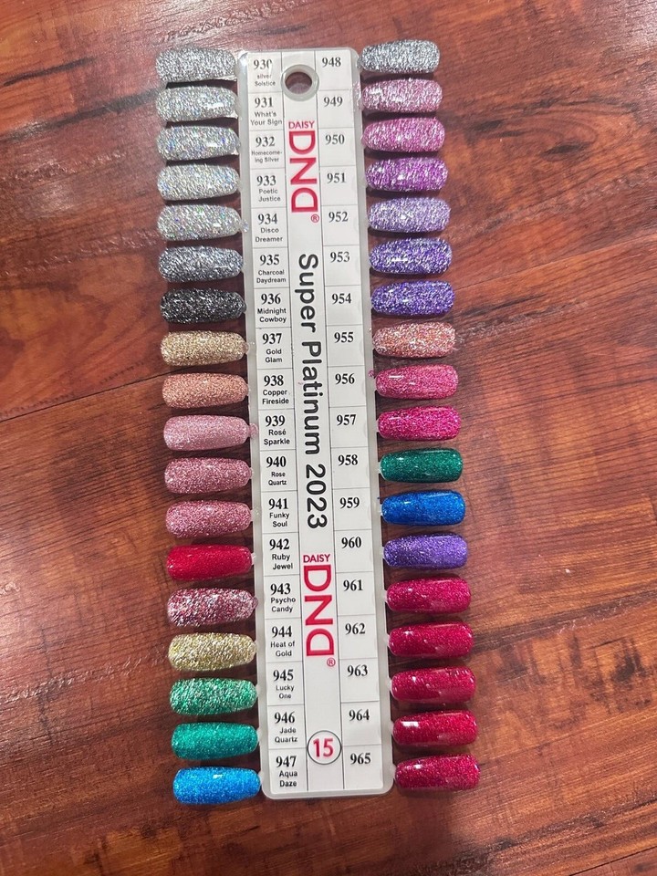 DC&DND Daisy Color Chart Gel Polish Color Sample Chart Palette Display ...