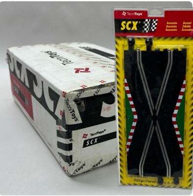 CASE 12pcs SCX Criss-Cross Track 1:32 Scale Slot Car Track 6pk SCX ...
