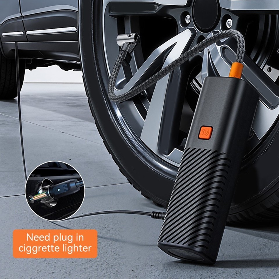 Portable Tire Pump Operating Current ≤6A High-speed Motor Optimized Air Duct | eBay UK