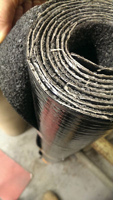 Black Mineral Felt Torch on SBS Roofing IKO Capsheet Cap Sheet 1 m x1m ...