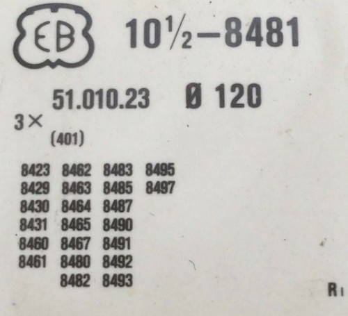 EB Calibre 8481 8423 8429 8430 8431 (NOS) watch Winding Stem. tap 12 (1 ...