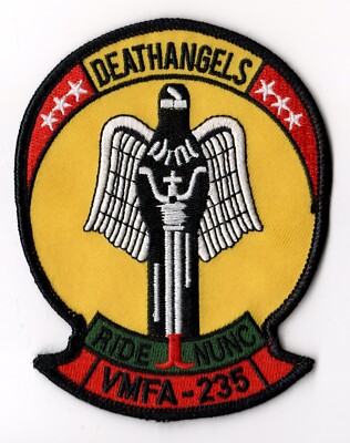 USMC Marine Fighter Attack Squadron 235 (VMFA-235) "Death Angels" Small ...