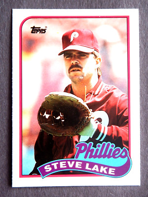 Steve Lake #65T Topps Traded 1989 Baseball Card (Philadelphia Phillies ...