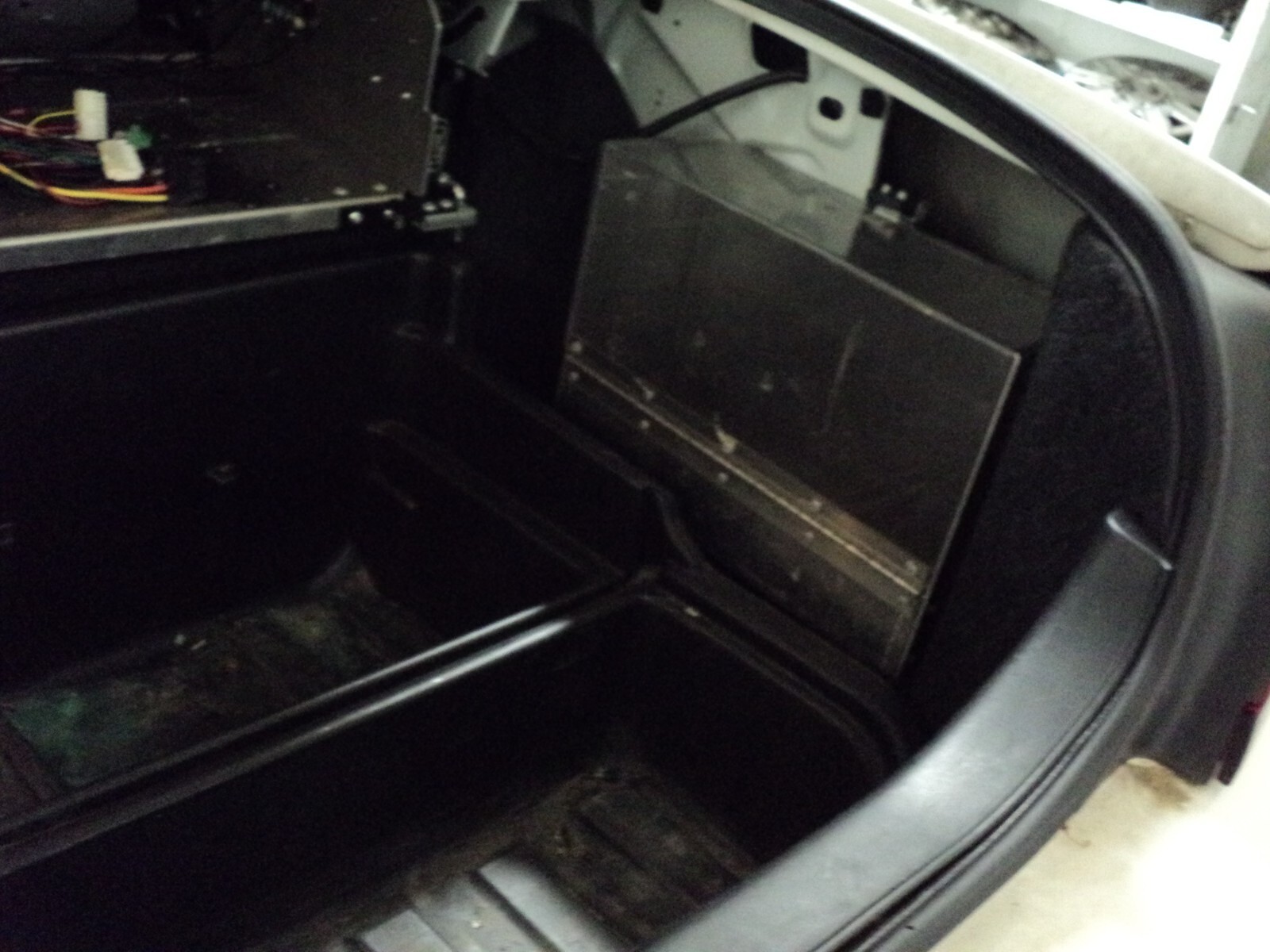 Set of (2) Ford Crown Victoria trunk Police forensic tool storage unit ...