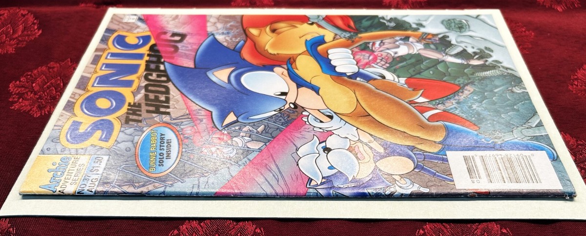 Bunnie Rabbot Wedding Sonic The Hedgehog #37 ~ ARCHIE 1996 ~ Bunnie