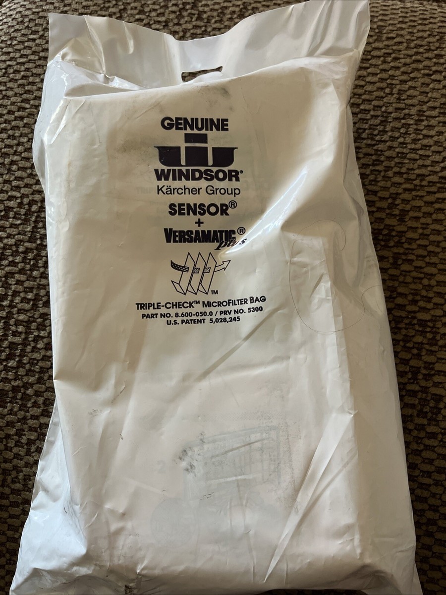 Windsor Lightning 2000 Dust Bags Floor Machines, Often Referred As